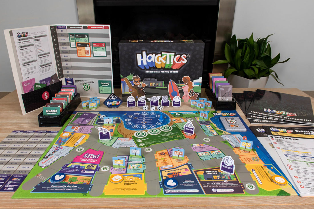 HACKT!CS | Fun Board Game About Life for Gen Z